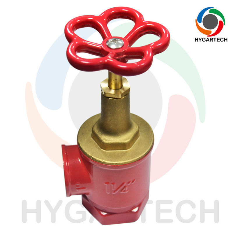 Forging Brass Hydraulic Angle Fire Valve Female 1¼”Thread For Fire Hose ...