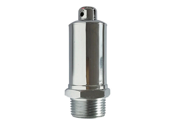Chrome Plated Steam Air Straight Valve 1/2" Female x 3/4" Male Thread Inlet