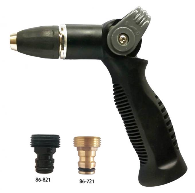 Easy Operate Metal Water Spray Gun With Adjustable Nozzle 3/4'' IPS ...